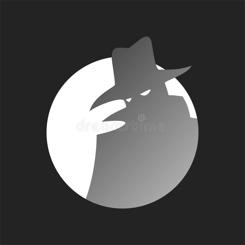 Design of Mystery Man Illustration Stock Vector - Illustration of ...