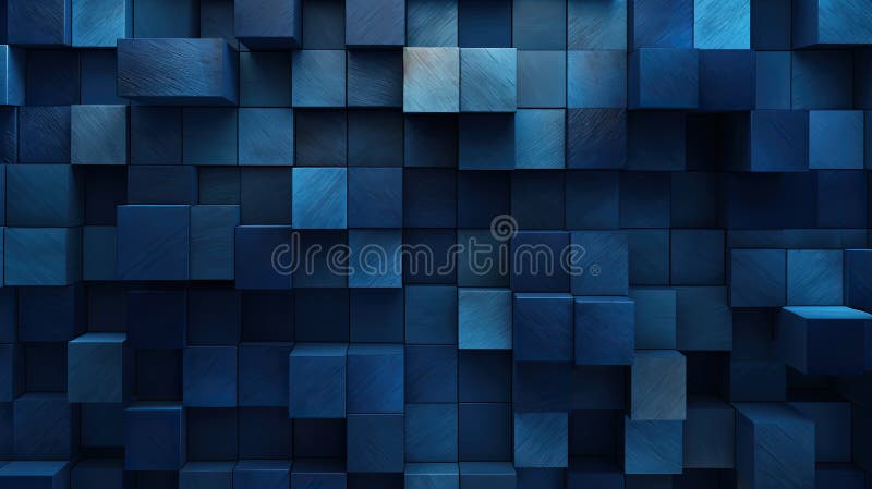 Design Navy Blue Geometric Background Stock Illustration - Illustration ...