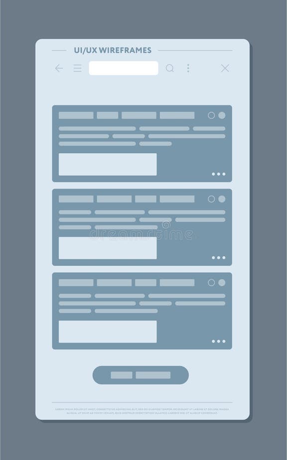 Design of Network Interface Stock Vector - Illustration of modern ...