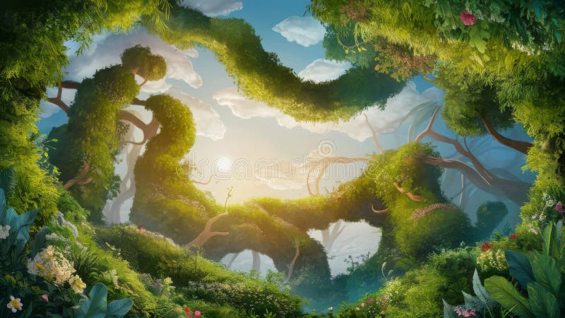 Design a Never-ending Nature Background with Multiple Layers for a 2D ...