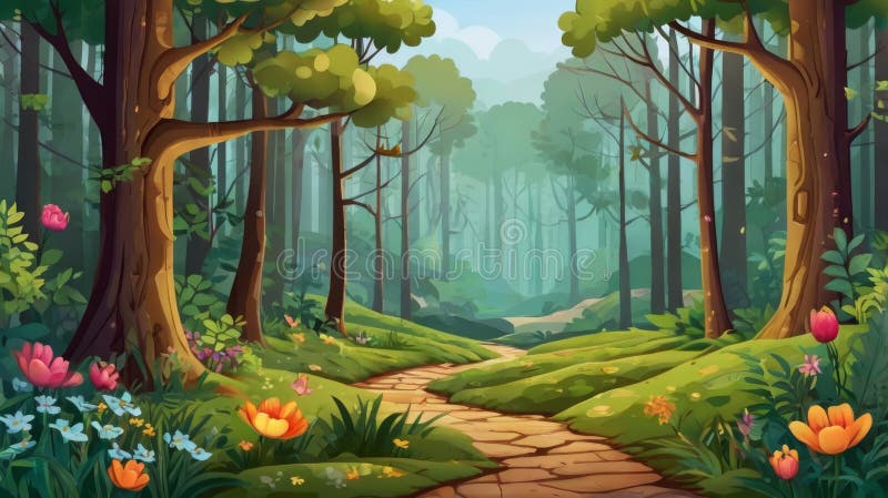 Design a Never-ending Nature Background with Multiple Layers for a 2D ...