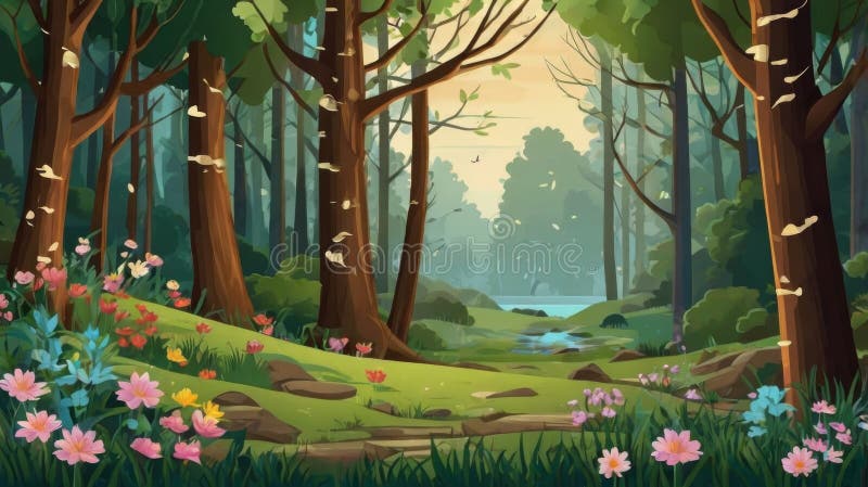 Design a Never-ending Nature Background with Multiple Layers for a 2D ...