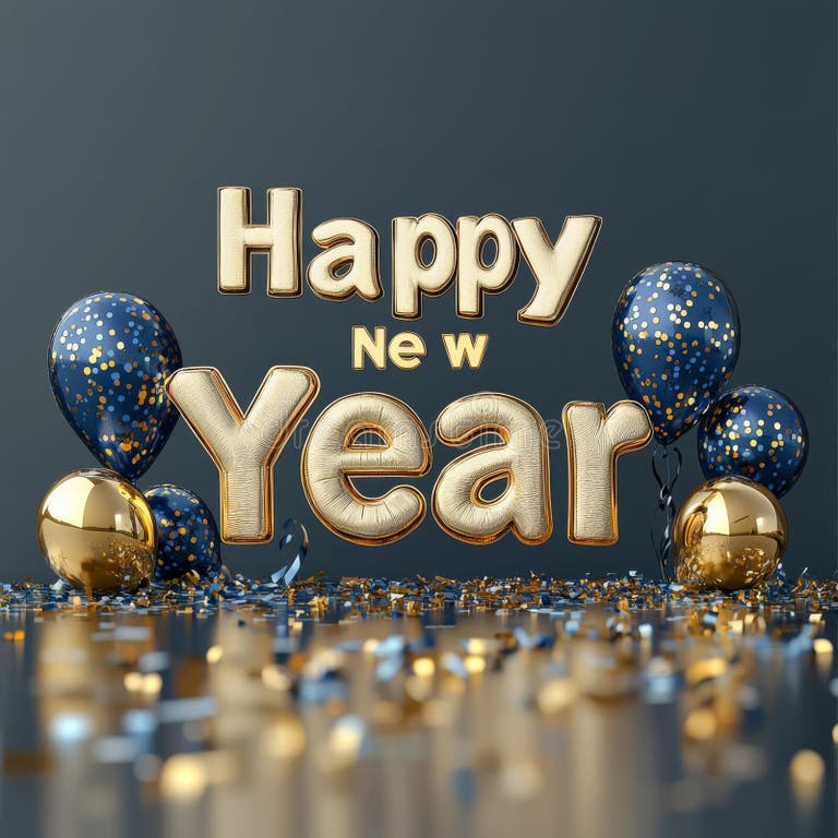 A Design for the 2026 New Year Celebration, Featuring a Vibrant, Deep ...