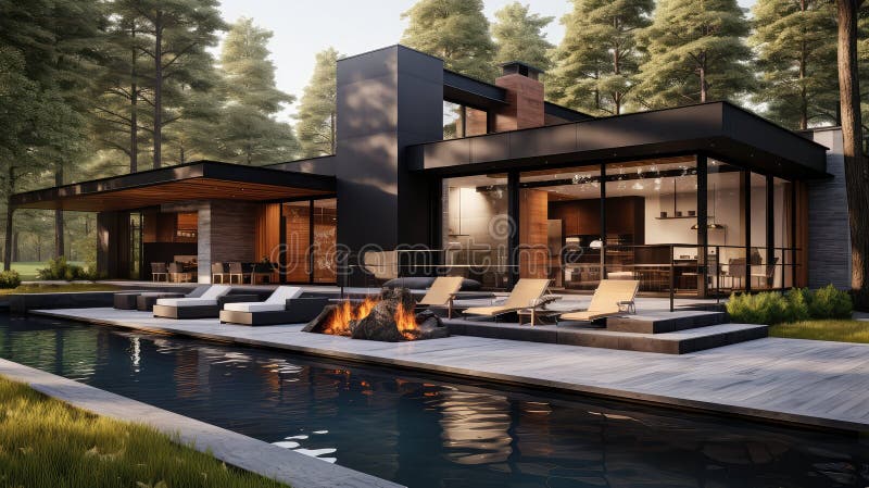 Design nice house stock illustration. Illustration of bright - 327555148