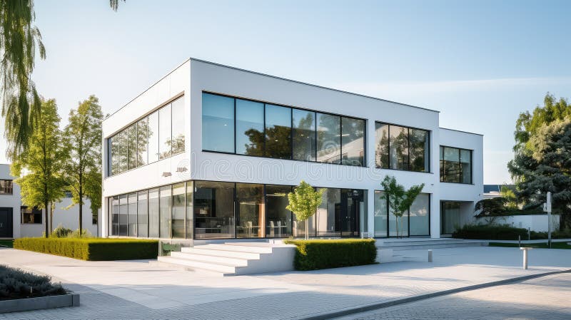 Design Office Buildings Modern Architecture Stock Illustration ...