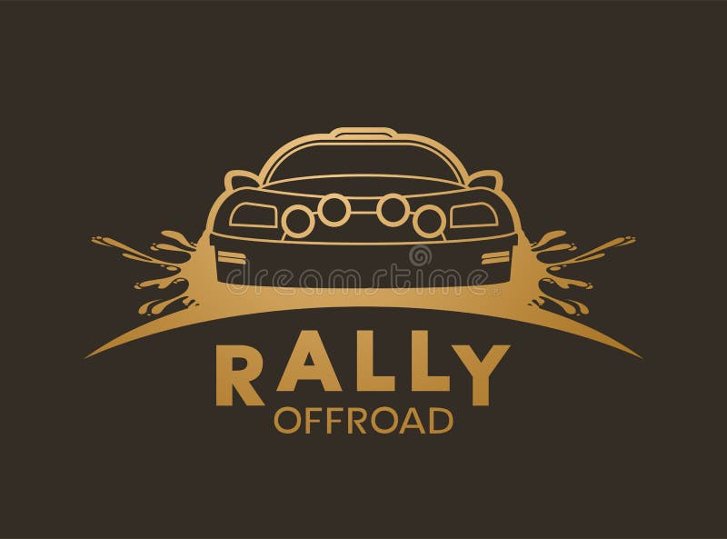 Design of offroad rally stock vector. Illustration of speed - 243615723