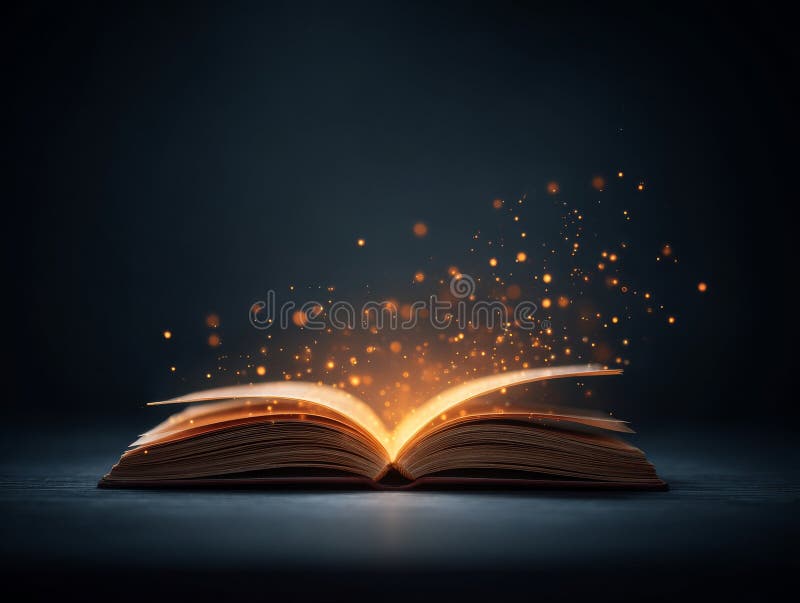 The Design of an Open Book Diary is Illustrated To Convey Educational ...