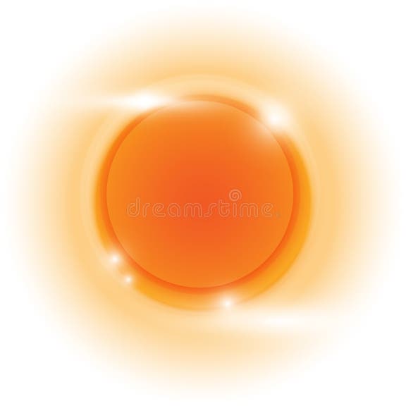 Design Orange Glow Circle Vector Abstract Background Stock Vector ...