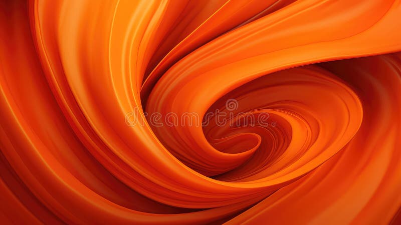 Design Orange Swirl Background Stock Illustration - Illustration of ...