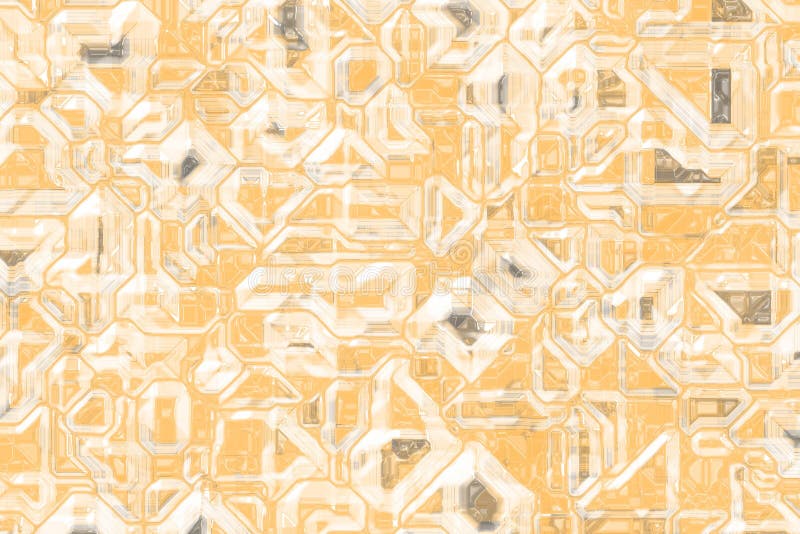 Orange Cyber Punk Background Stock Illustration - Illustration of ...