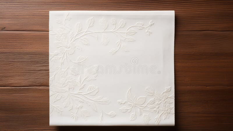 Design Paper Napkin Texture Stock Illustration - Illustration of ...