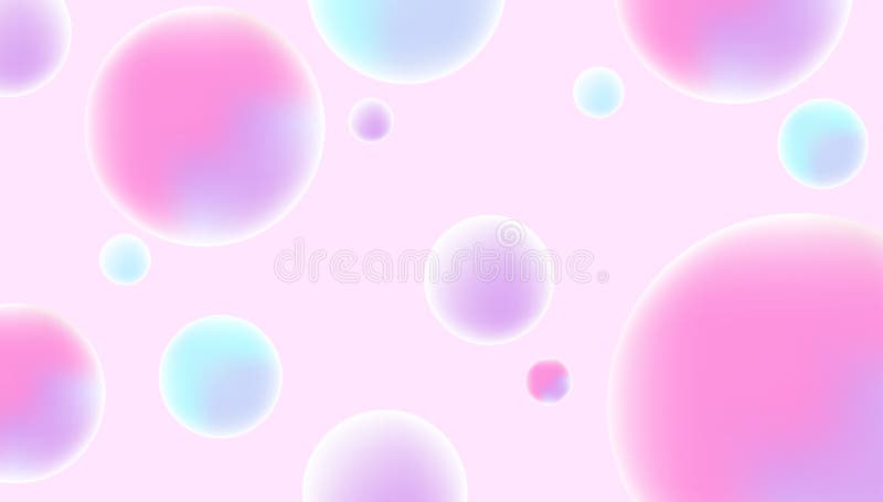 Design with Pastel Bubble Pattern, Gradients, Vibrant Hues, for a ...