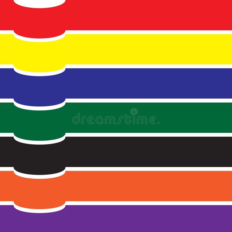 Vibgyor - Colourful Stripes Illustration Stock Illustration ...