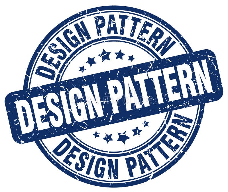 Design pattern blue stamp stock vector. Illustration of grunge - 119743901