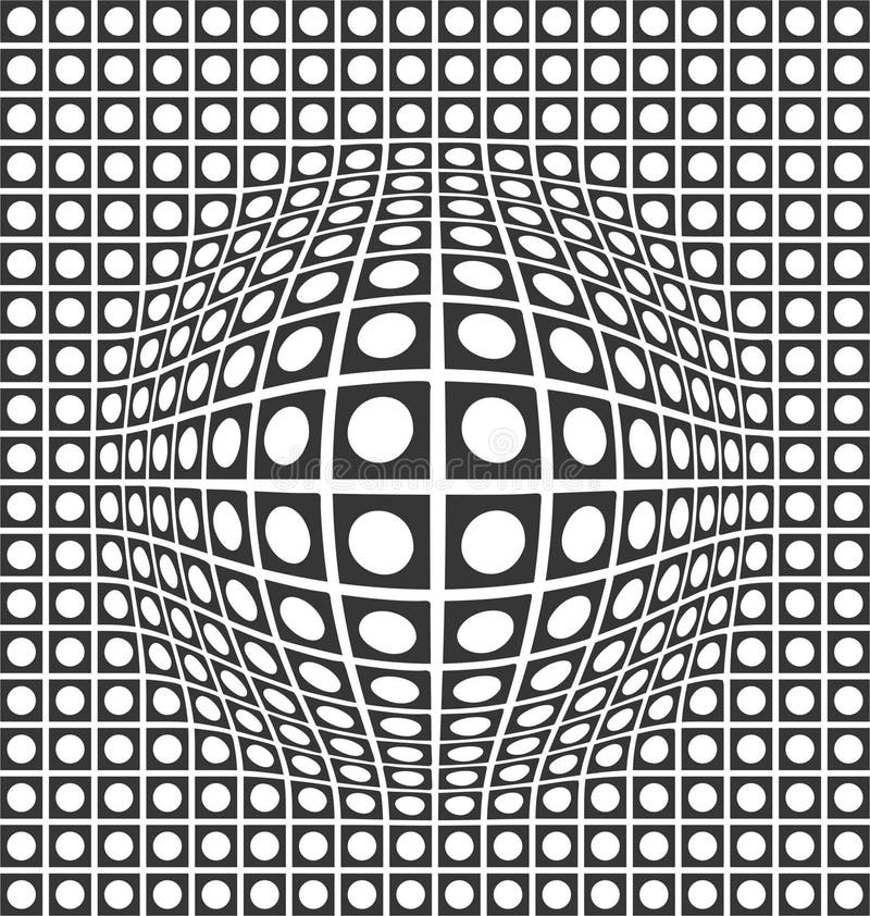 DESIGN PATTERN Zoom Dot in Square Stock Vector - Illustration of ...