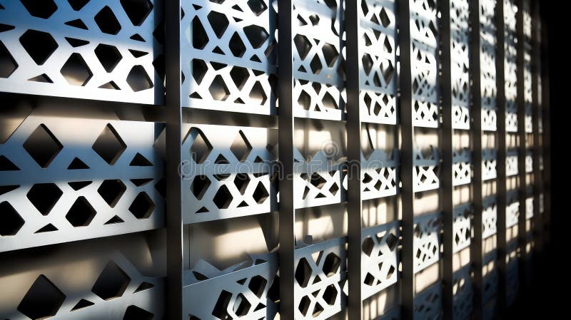 Design pattern metal stock illustration. Illustration of window - 369394192