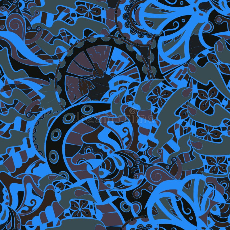 Design Pattern. Mixture of Topics, Abstract Art Stock Vector ...