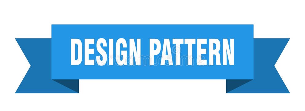 Design pattern ribbon. stock vector. Illustration of pattern - 191265829