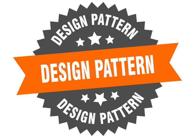 Design Pattern Sign. Design Pattern Circular Band Label. Design Pattern ...