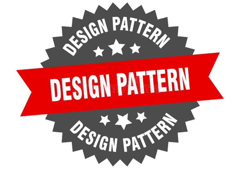 Design Pattern Sign. Design Pattern Circular Band Label. Design Pattern ...