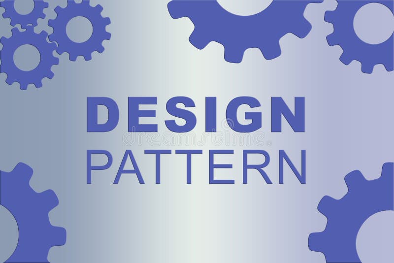 DESIGN PATTERN concept stock illustration. Illustration of gears ...