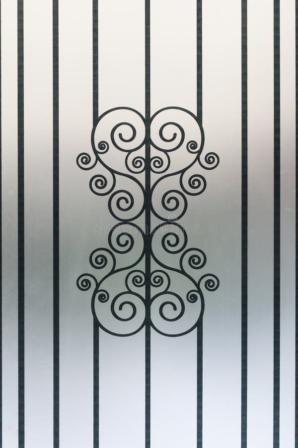 Design Pattern Texture on FROSTED GLASS Wall. Stock Photo - Image of ...