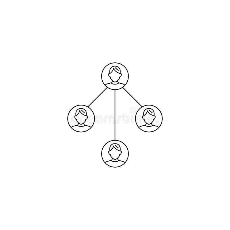 Design People Icon Male Social Network Share Connection Vector Stock ...