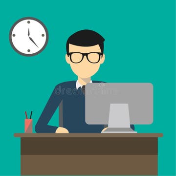 Person Sitting Computer Stock Illustrations – 55,323 Person Sitting ...