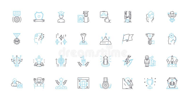 Design Phase Linear Icons Set. Ideation, Conceptualization ...