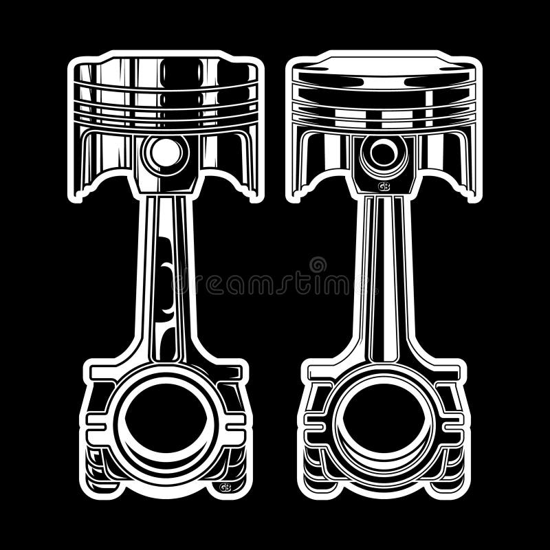 Piston Vector Image and Illustration Stock Illustration - Illustration ...