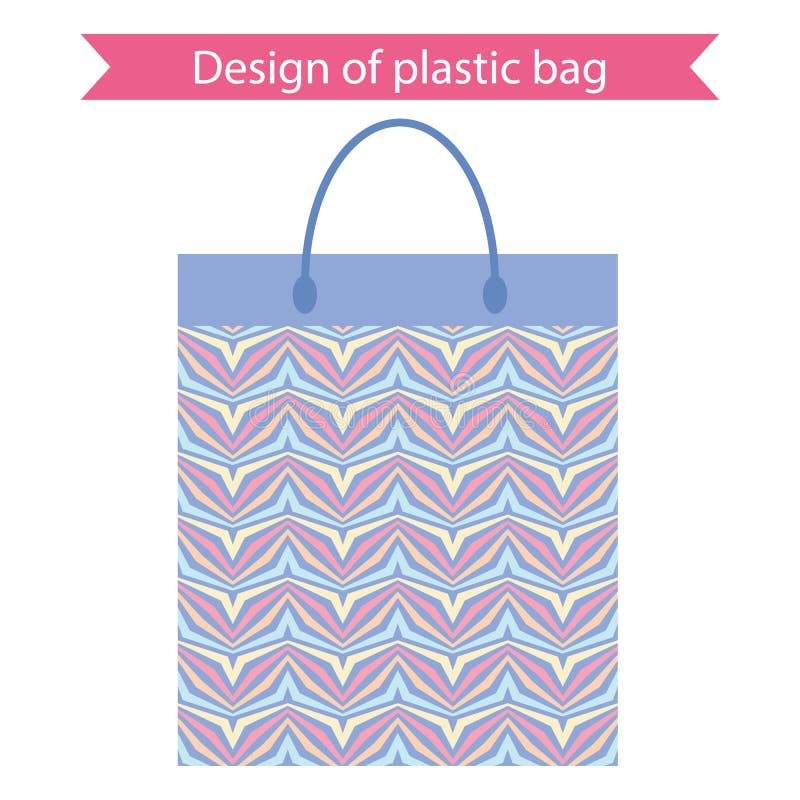 Design of Plastic Bag. Vector Stock Vector - Illustration of concept ...