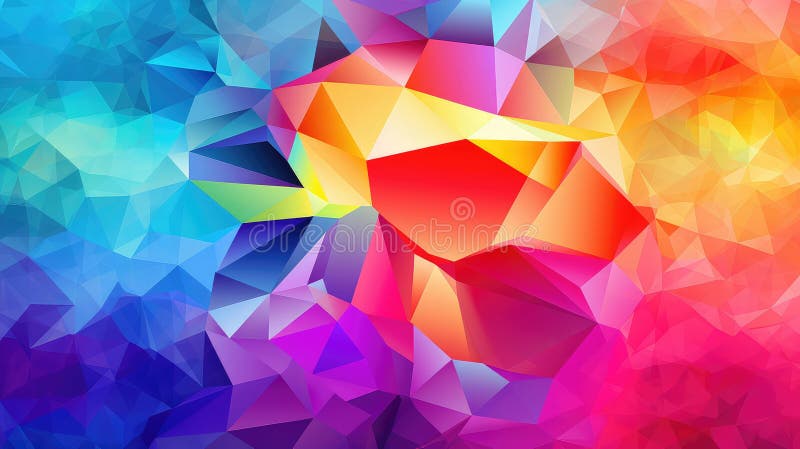 Design Polygon Digital Background Stock Illustration - Illustration of ...