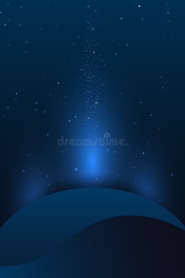 Design Postcard with Light Effects and Particles Stock Vector ...