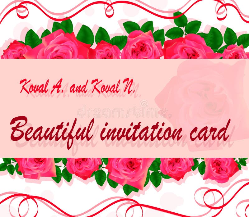 Design of Postcards, Covers, Invitations. Stock Vector - Illustration ...