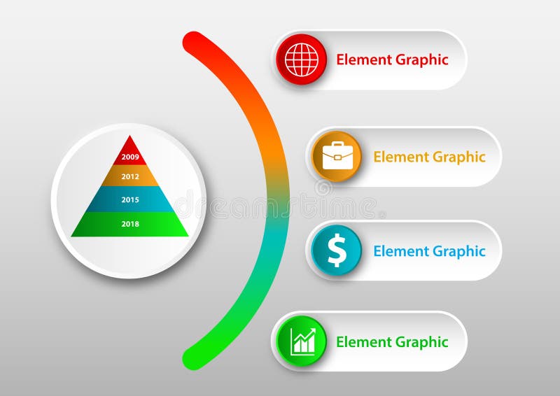 Button infographic stock vector. Illustration of design - 103643167