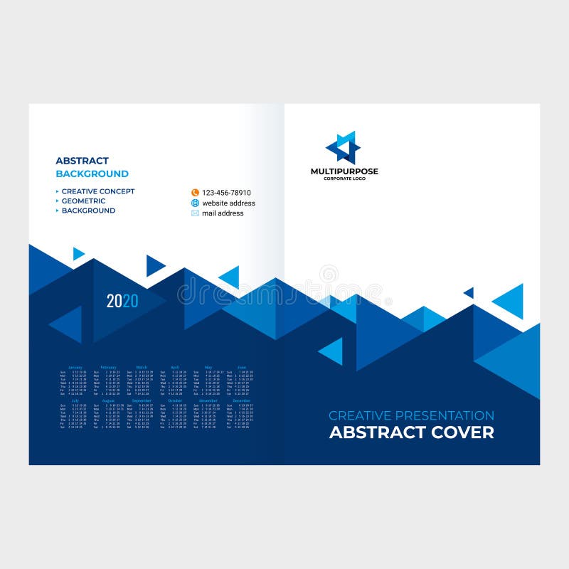 Cover Design, Creative Layout of the Page Stock Illustration ...