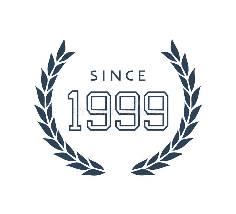 Design of Prestigious Year Emblem Stock Vector - Illustration of ...