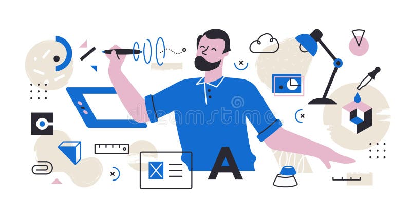 Creative Process Doodle Design Stock Vector - Illustration of idea ...