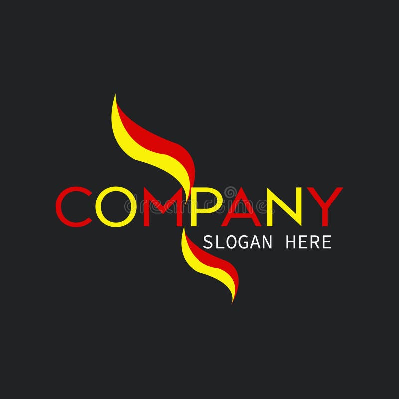 Simple Logo Design for Every Company Stock Vector - Illustration of ...