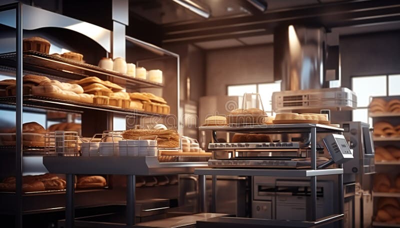 Design of a Professional Confectionery. Puppet Style Stock Illustration ...