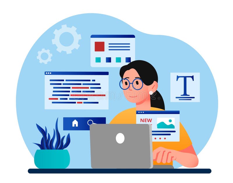 Design and programming stock vector. Illustration of mobile - 272604058