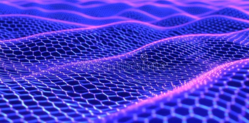 A Design Project Background with a Science Concept, Composed of Blue ...