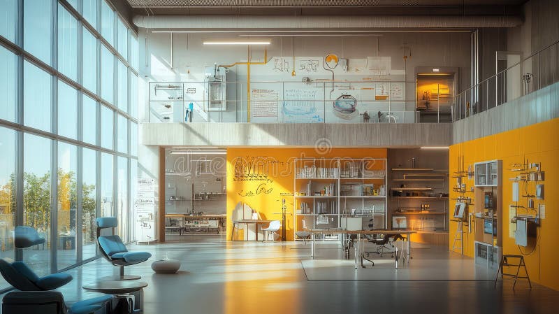 Design Realistic Style Innovation Hub Loading Stock Illustration ...