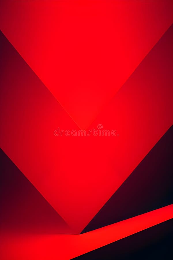 Design Red Geometric Abstract Background Stock Illustration ...