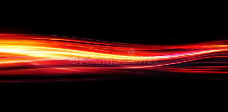 A Design with a Red Line Moving at Light Speed, Creating a Fast ...