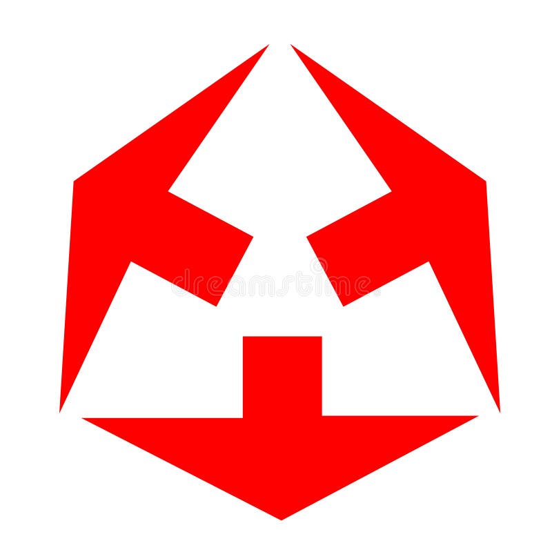 Design Red Three Arrow Logo Stock Illustration - Illustration of three ...