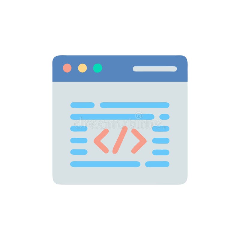 Code Language Icon Design Stock Image Illustration Of Technology 3917