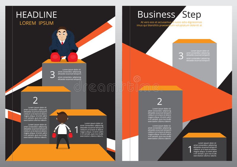 Design Report and Brochure from Vector. Stock Vector - Illustration of ...