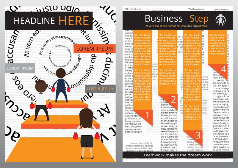 Design Report and Brochure from Vector. Stock Vector - Illustration of ...