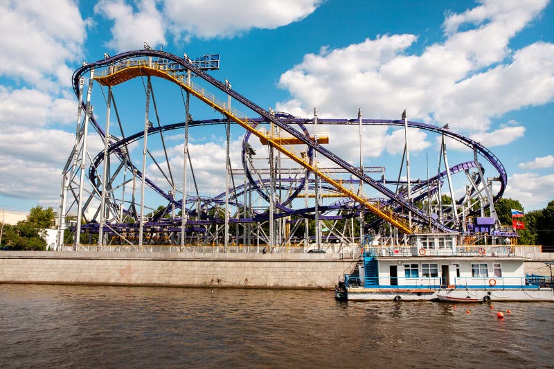 The Design of the Roller Coaster on the Shore of the Granite Embankment ...